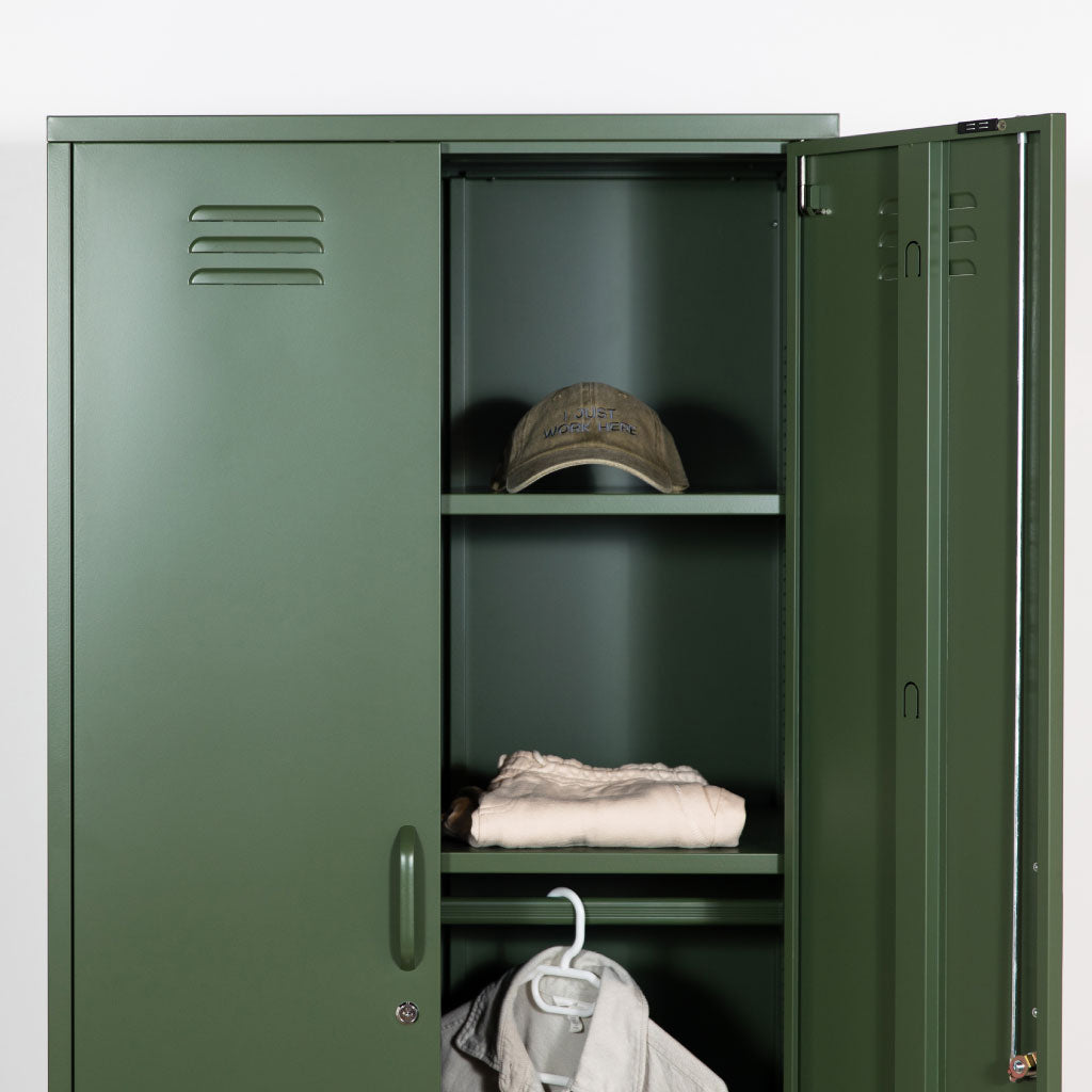 Sugar Cube Double Locker - Dark Olive - Popstrukt RSA